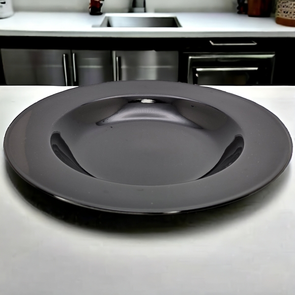 Mikasa | Dining | Vtg 9s Mikasa Color Spectrum Indigo Black Pasta Bowl ...